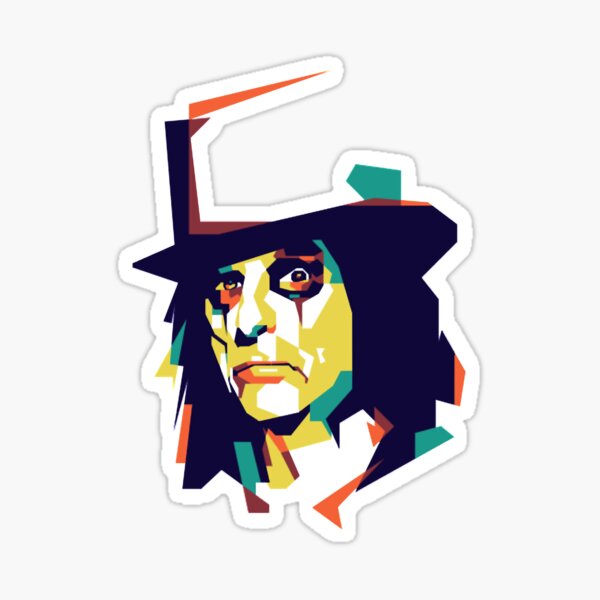 "Funny Gift Alice Cute Cooper Funny Gifts Boys Girls" Sticker for Sale ...