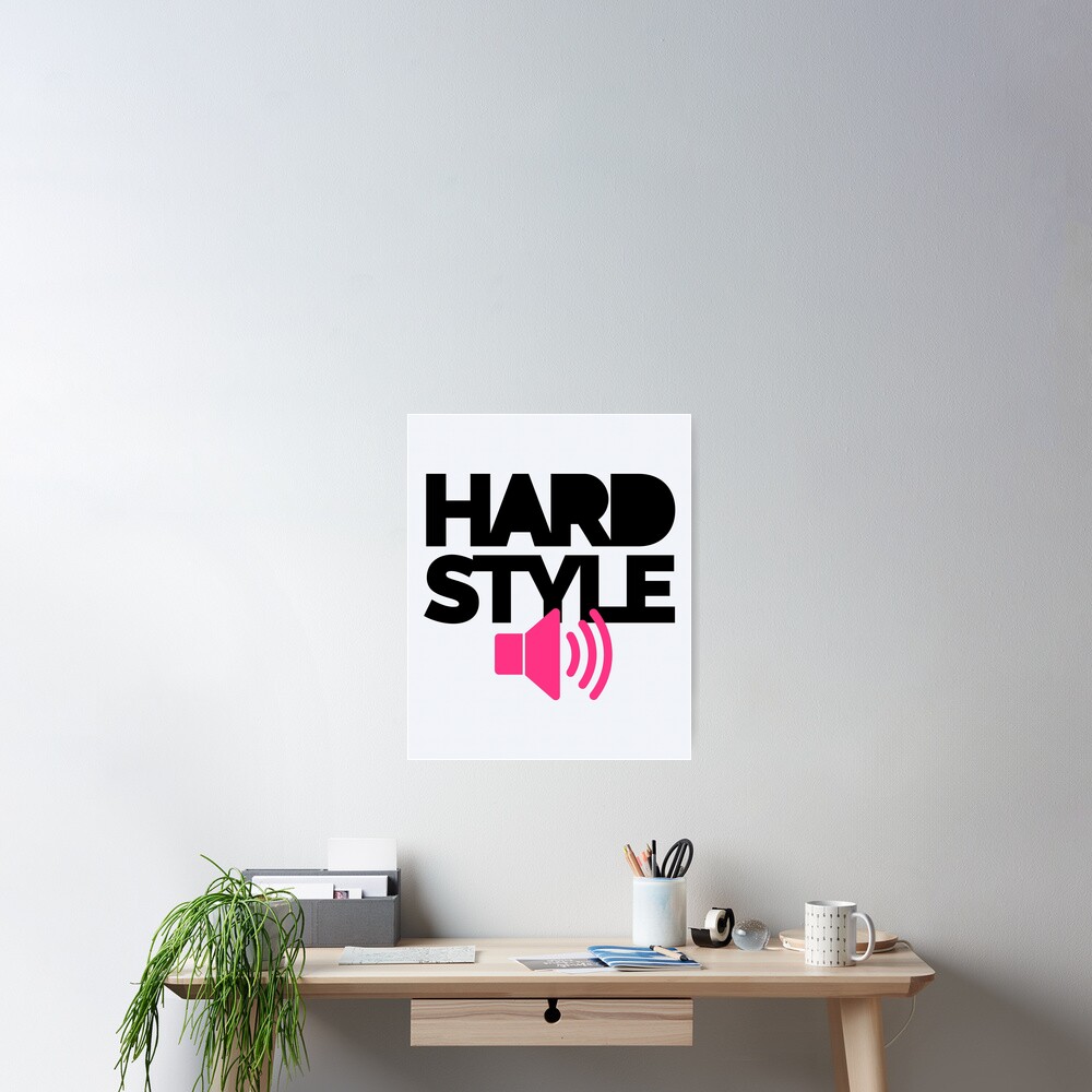 Poster « Hardstyle Speaker Music Quote », par quarantine81 | Redbubble
