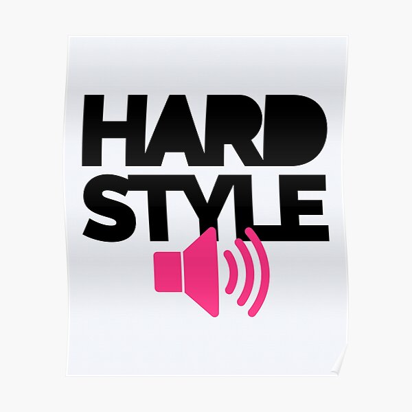 Poster « Hardstyle Speaker Music Quote », par quarantine81 | Redbubble