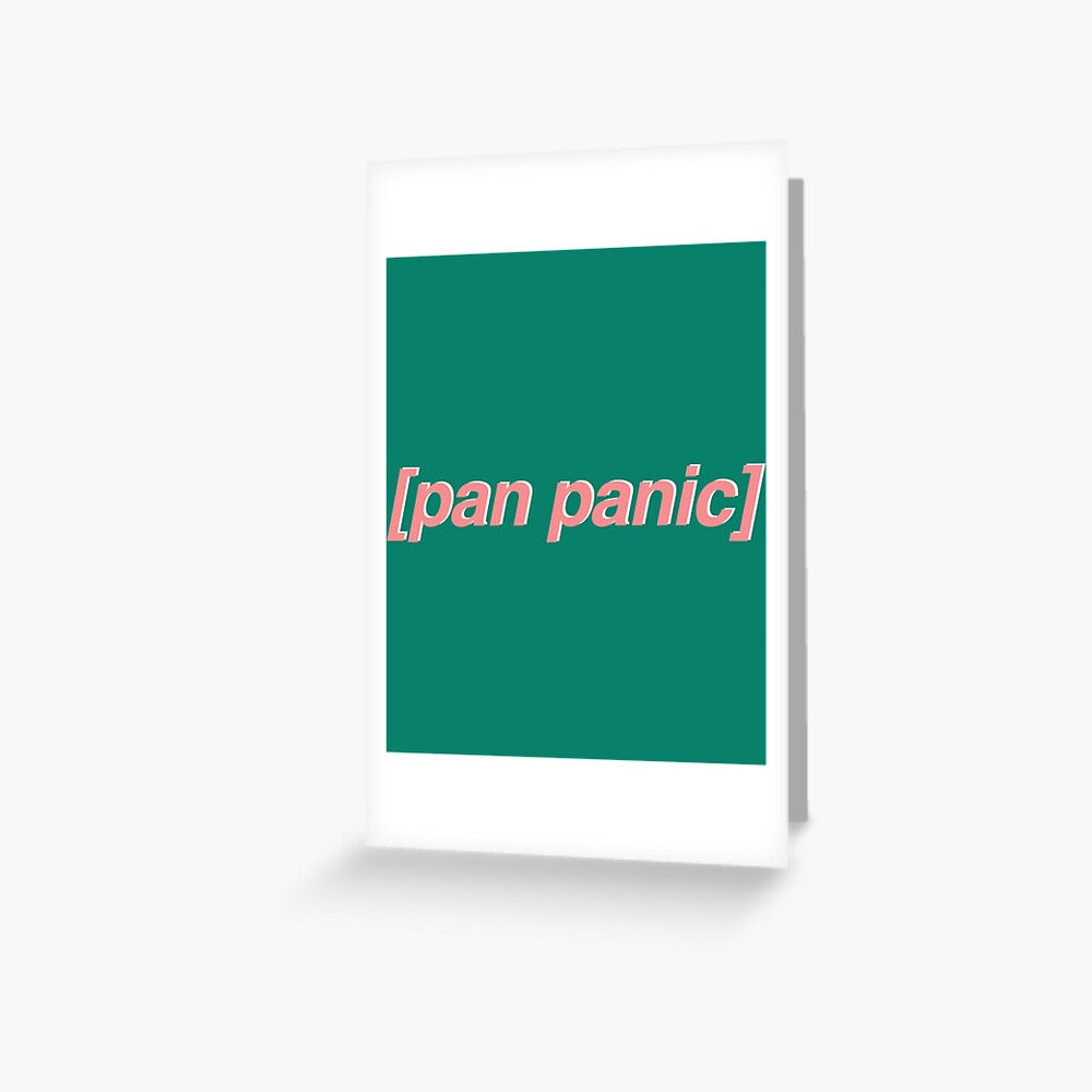 "Pan Panic - Heartstopper Lockscreen Long" Greeting Card for Sale by ...