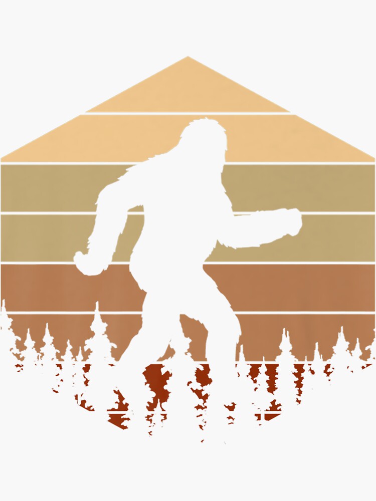 "Retro Yeti Cryptid Conspiracy Theory Sasquatch Bigfoot Premium ...