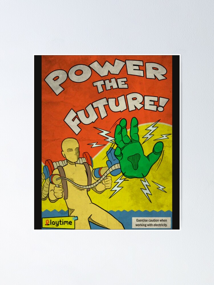 Póster «Power The Future Poppy Playtime Capítulo - 2» de Robert2233 ...