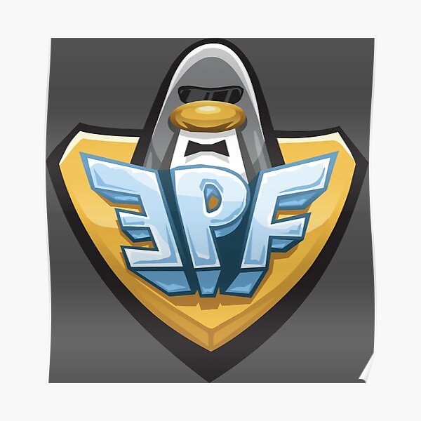 "Club Penguin EPF" Poster for Sale by CalebDaniels123 | Redbubble