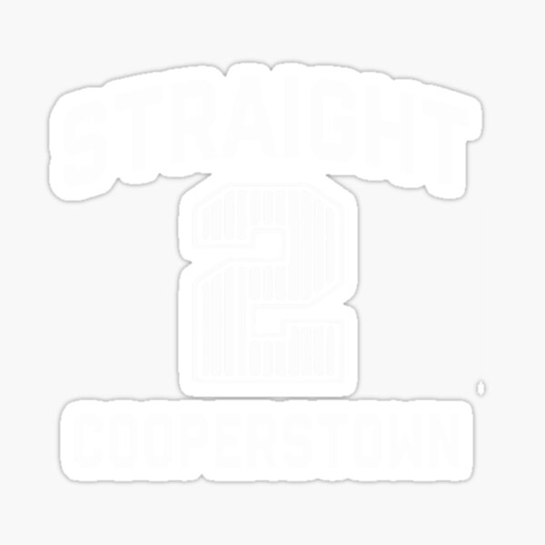 "Derek Jeter Straight 2 Cooperstown" Sticker for Sale by DasDirkDesign ...