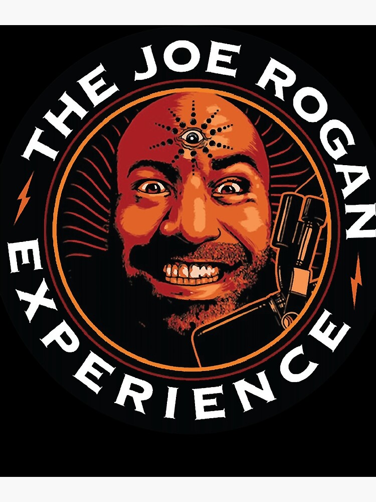 "JRE Joe Rogan Experience Podcast Logo " Poster for Sale by ...