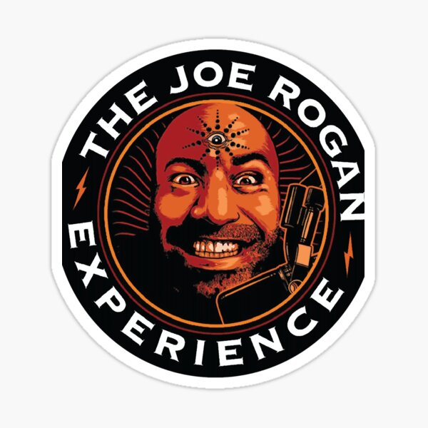 "JRE Joe Rogan Experience Podcast Logo " Sticker for Sale by ...