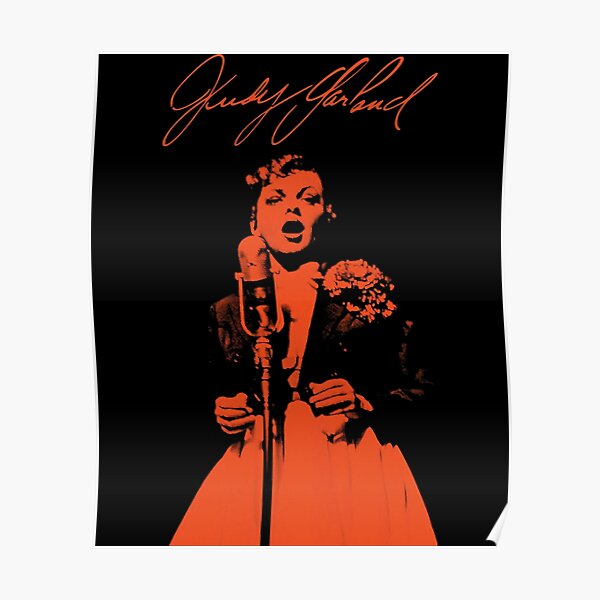 "Judy Garland" Poster for Sale by JosephAmatoo | Redbubble