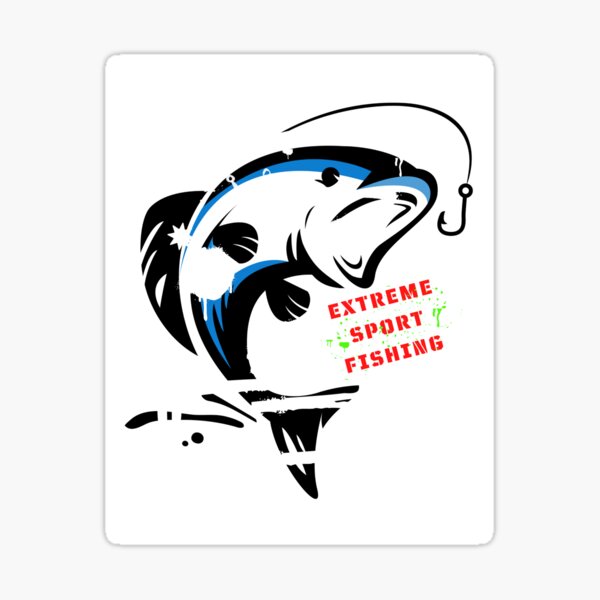 "Sport Fishing" Sticker for Sale by Ed1000 | Redbubble