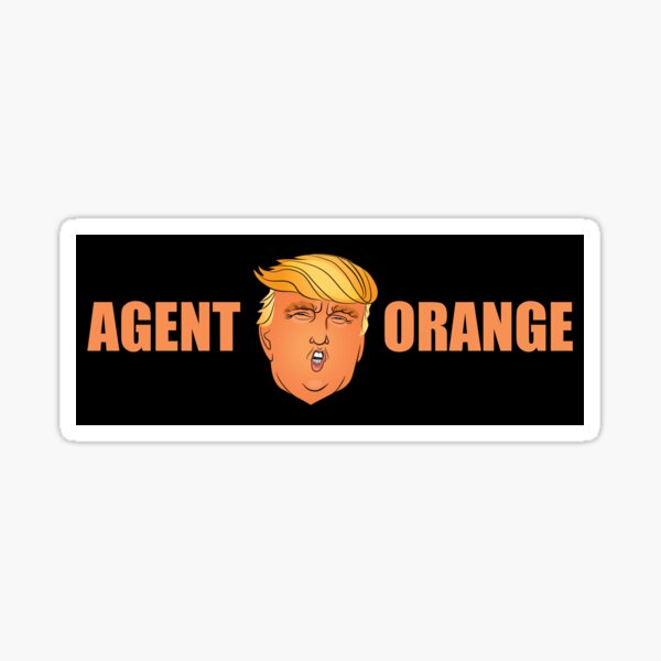 "Trump Agent Orange Protest Products" Sticker for Sale by mpodger ...