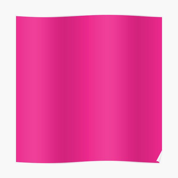 "Solid Fushia Pink Color" Poster for Sale by ArtInfinity | Redbubble