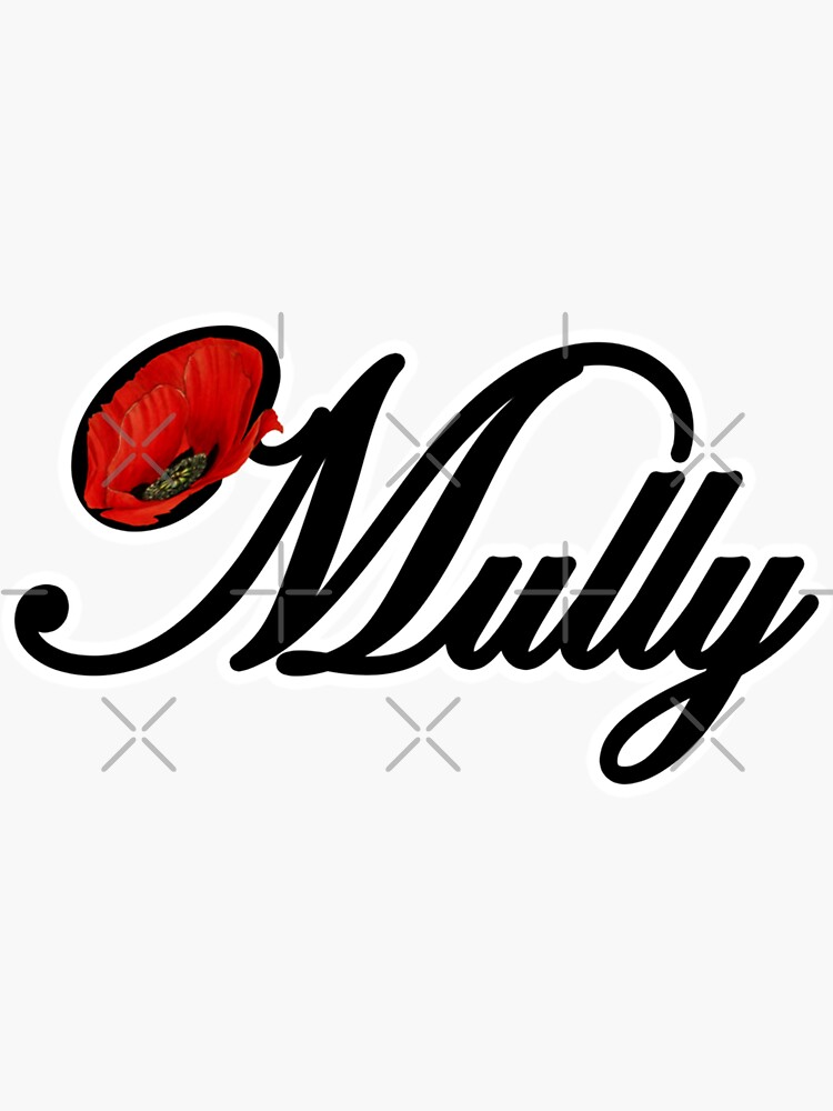 "Mully " Sticker for Sale by GauthierShop | Redbubble