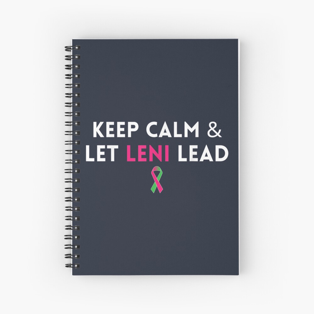 "Leni Robredo 2022 Leni Kiko 2022 Green Pink Ribbon Kiko Team" Spiral ...