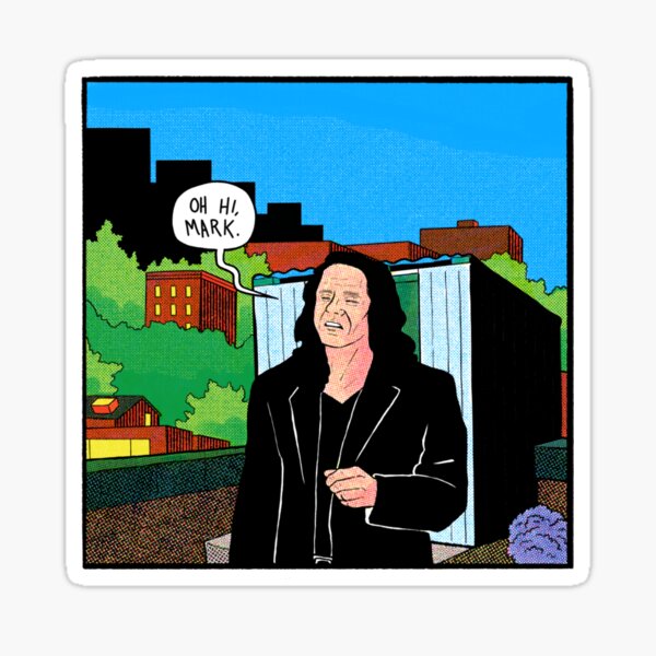 "Oh hai Mark!" Sticker for Sale by MarenKirk | Redbubble