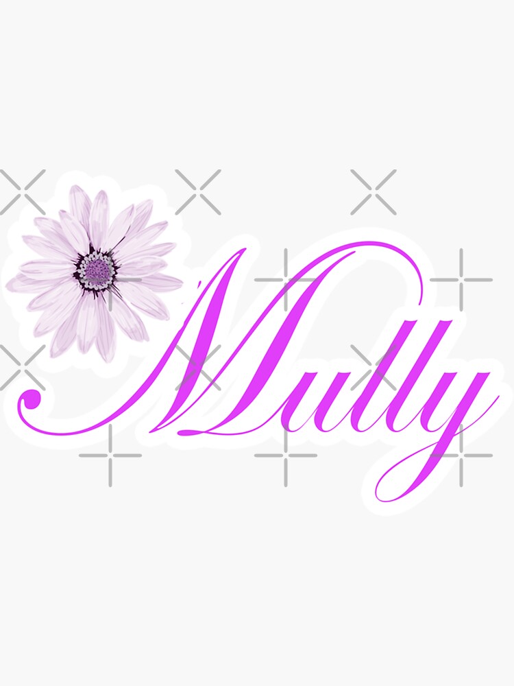 "Mully . mully hand drawn design amazing color " Sticker for Sale by ...
