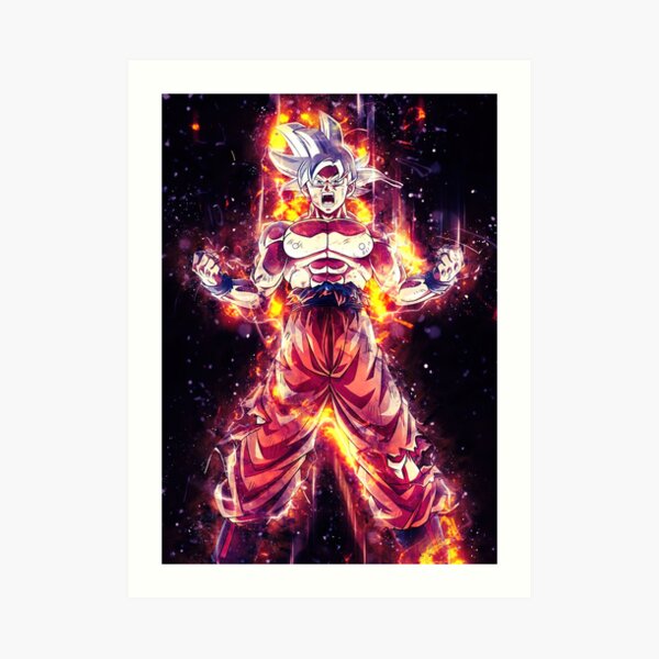 "Anime Goku Ultra Instinct" Art Print for Sale by DavidBenson47 | Redbubble