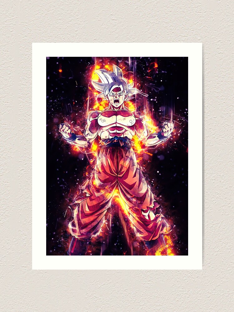 "Anime Goku Ultra Instinct" Art Print for Sale by DavidBenson47 | Redbubble