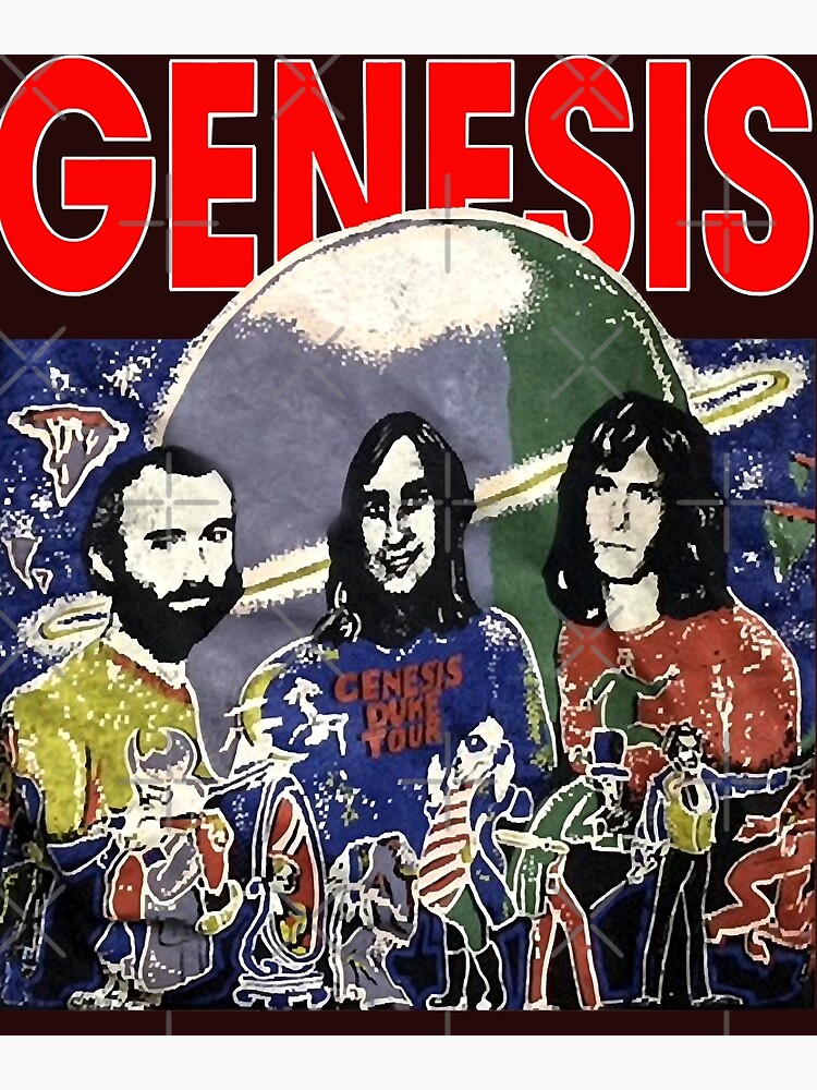 "Inspiration Progressive Rock Band Genesis Bandretro Wave" Poster for ...