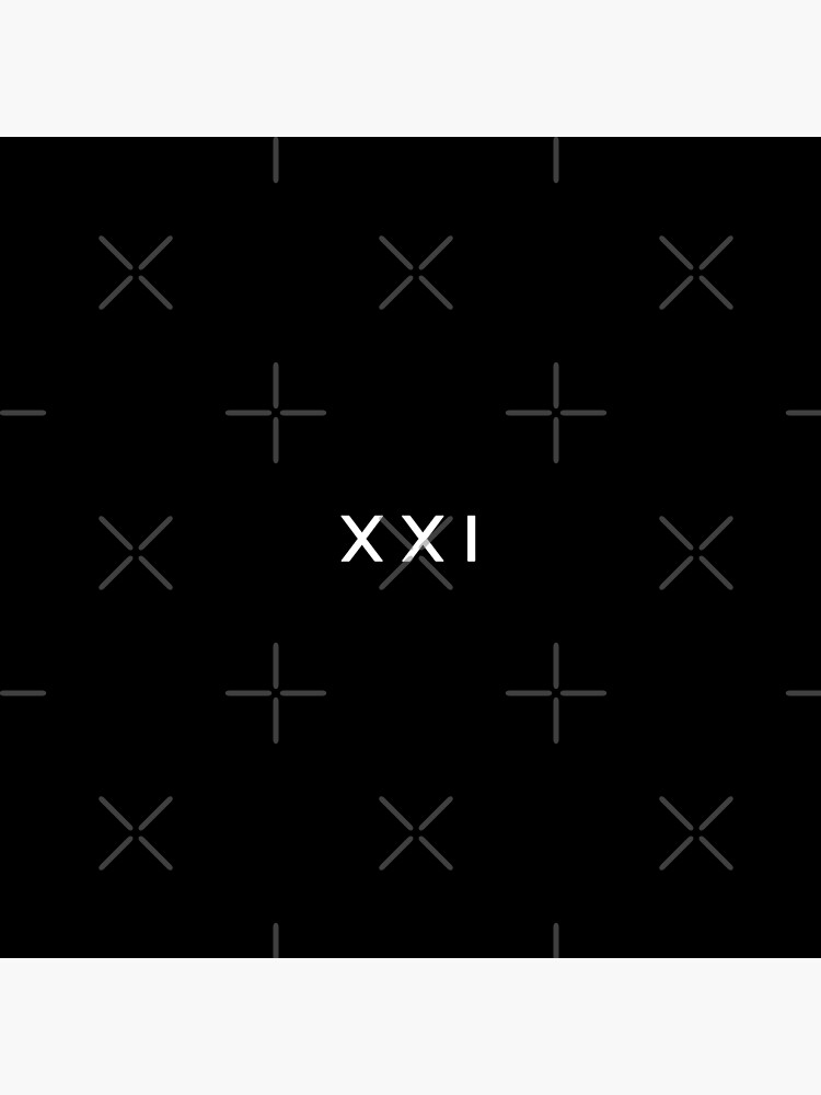 "XXI (21)" Poster for Sale by QuinceJelly | Redbubble