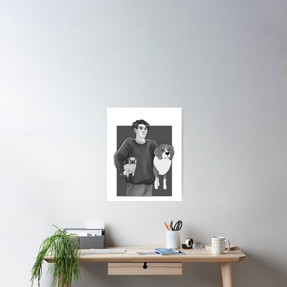 "Nick Nelson - heartstopper Nellie And Henry B&W" Poster for Sale by ...