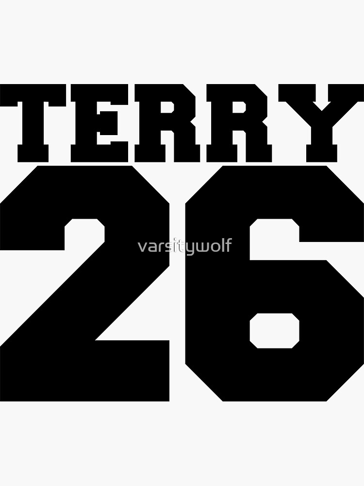"John Terry 26" Sticker by varsitywolf | Redbubble