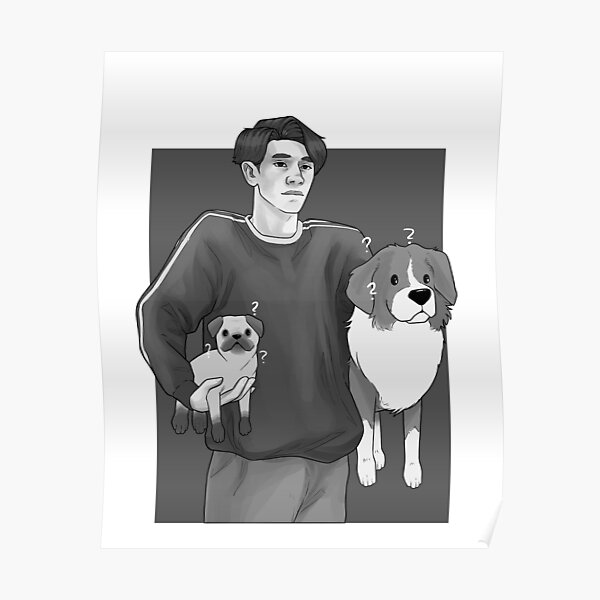 "Copy of Nick Nelson - heartstopper Nellie And Henry B&W" Poster for ...