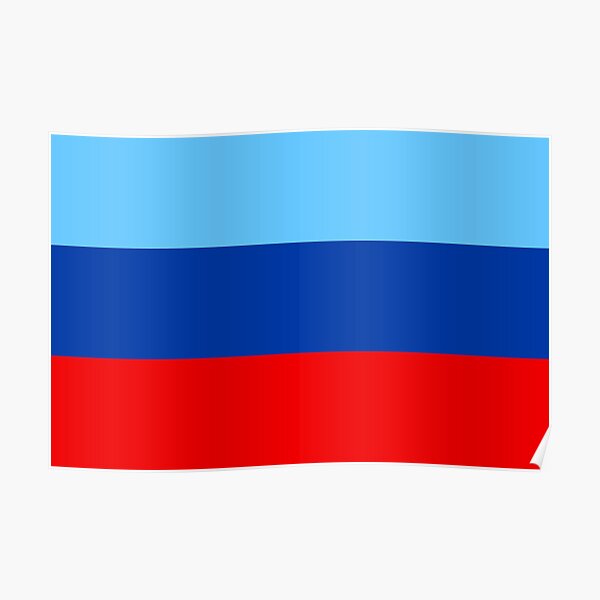 "Luhansk - Luhansk Flag" Poster for Sale by FlagsWorld | Redbubble