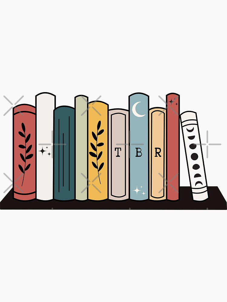"TBR design" Sticker for Sale by CreativeStrand | Redbubble