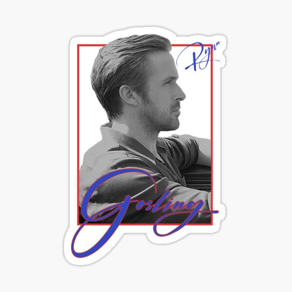 "Ryan Gosling" Sticker for Sale by Lorigough | Redbubble