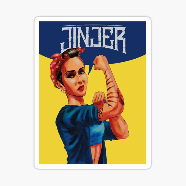 "Jinjer Fight" Sticker for Sale by Jeffery525 | Redbubble