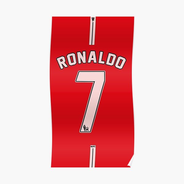 "ronaldo number 7" Poster for Sale by coolart9 | Redbubble