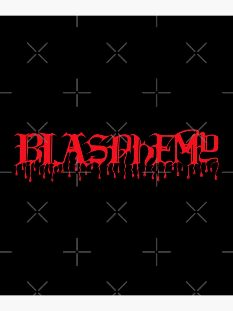 "Blasphemy" Poster for Sale by IQTees | Redbubble