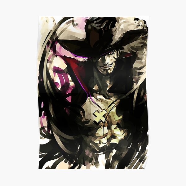 "One Piece Mihawk" Poster for Sale by DanielDutkosky | Redbubble