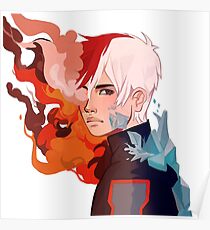 Todoroki Shouto: Posters | Redbubble