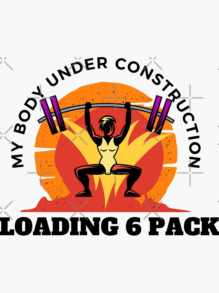 "My Body Under Construction Motivational Workout Fitness Essential T ...