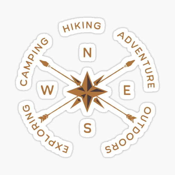 "Exploring Camping Hiking Adventure Outdoors - North South East West ...