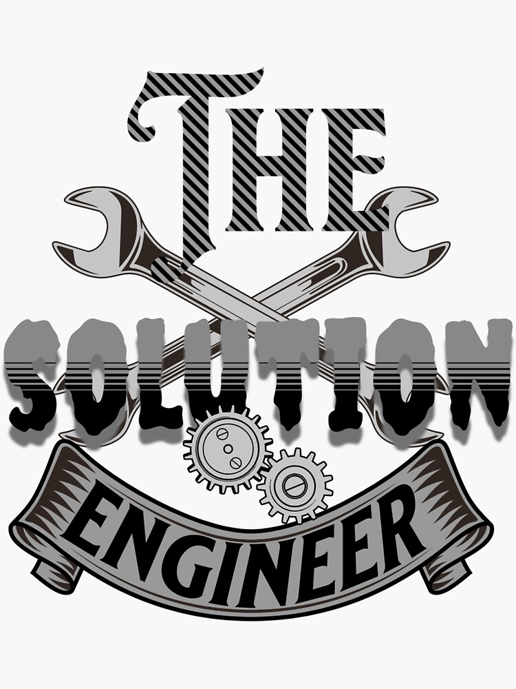 "MR SOLUTION ENGINEER" Sticker for Sale by MR-TIMZ-ART | Redbubble