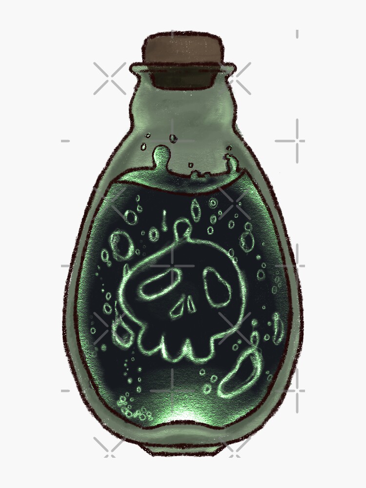"Magic potion sticker" Sticker for Sale by DanaanArt111 | Redbubble