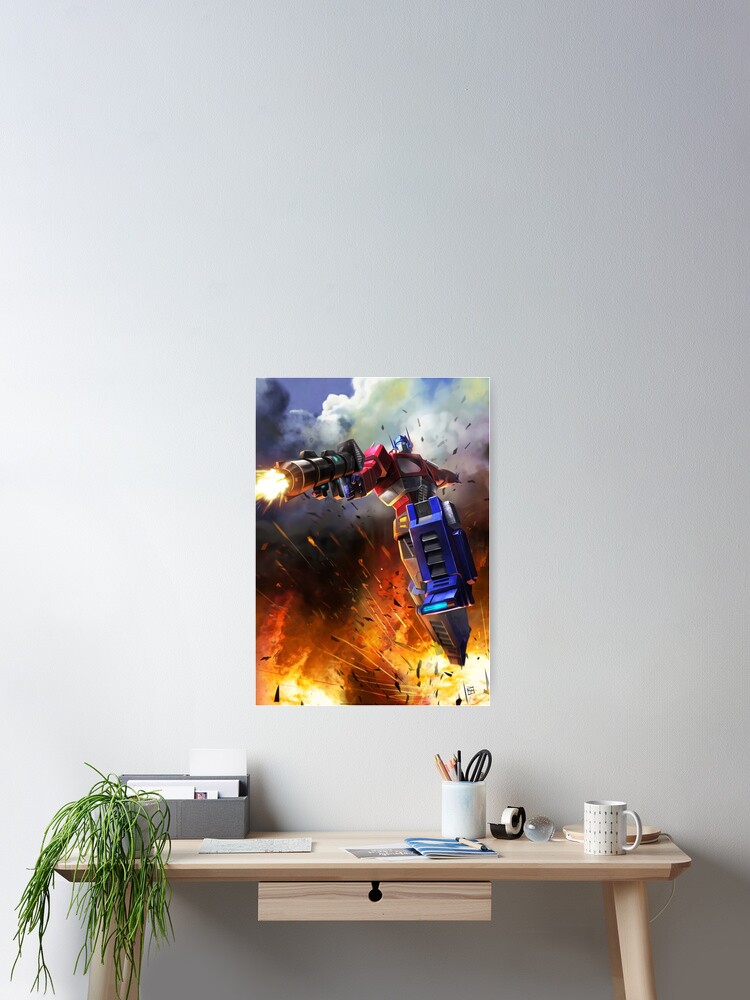 "Optimus Prime" Poster for Sale by JamesHarrisoji | Redbubble