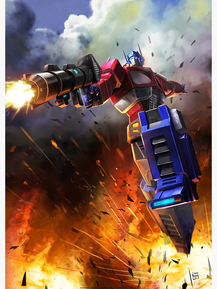 "Optimus Prime" Poster for Sale by JamesHarrisoji | Redbubble