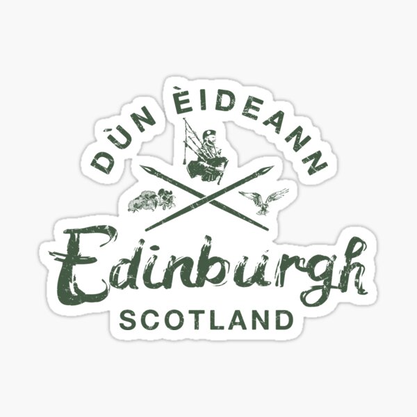 "Edinburgh Scotland VintageScottish" Sticker for Sale by IronEcho ...