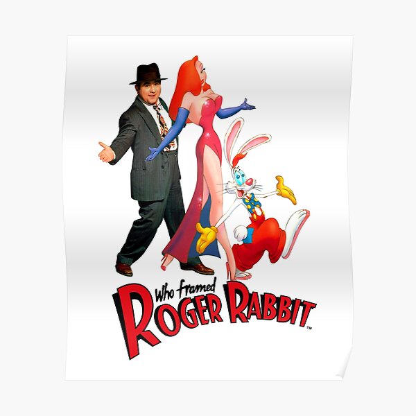 "Who Framed Roger Rabbit V2 Poster" Poster for Sale by malnargittx ...