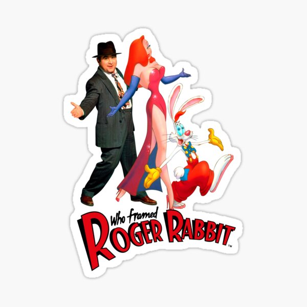 "Who Framed Roger Rabbit V2 Poster" Sticker for Sale by malnargittx ...