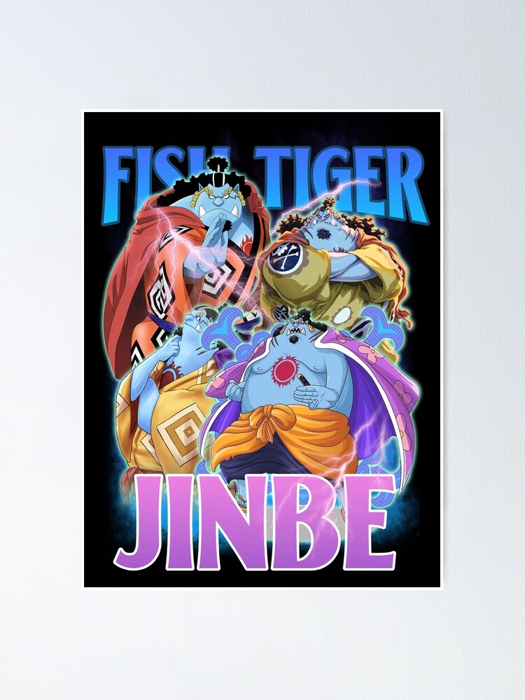 Poster « Jinbe One Piece Anime Bootleg », par entutpretcriet | Redbubble