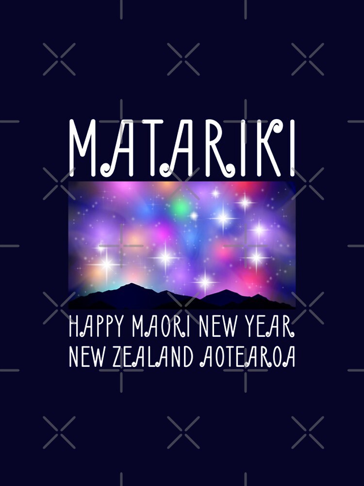 "New Zealand (Aotearoa) Matariki festival. Happy New Year Maori. Bright ...