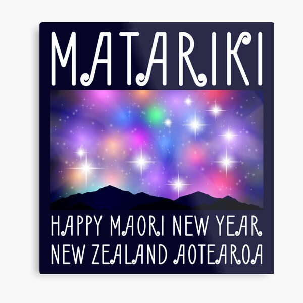"New Zealand (Aotearoa) Matariki festival. Happy New Year Maori. Bright ...