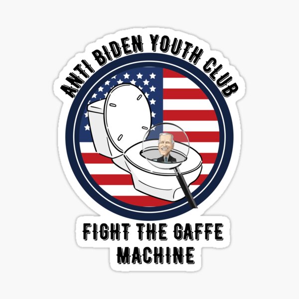 "Anti Biden Youth Club Classic T-Shirt- Fight The Gaffe Machine- Joe ...