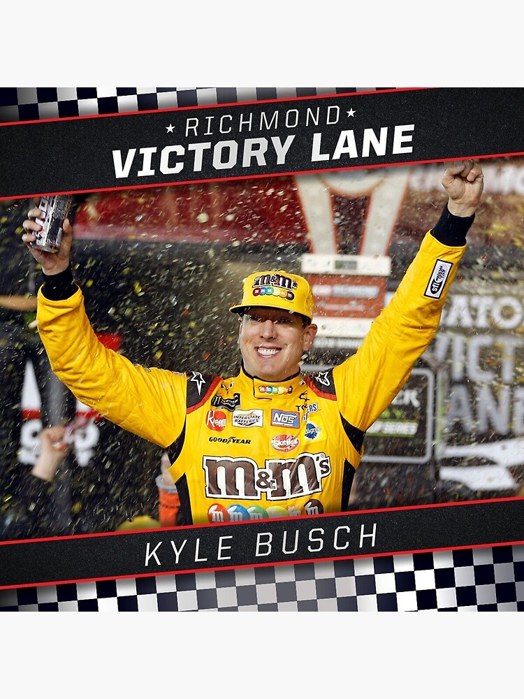"kyle busch racing" Poster for Sale by wadimorew | Redbubble