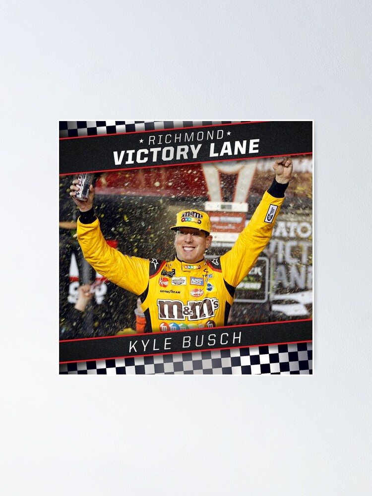 "kyle busch racing" Poster for Sale by wadimorew | Redbubble