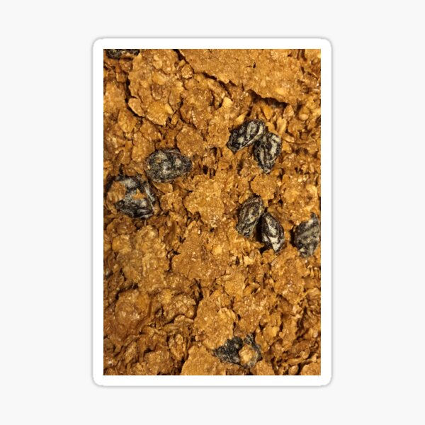 "Raisin Bran" Sticker for Sale by Montage-Madness | Redbubble