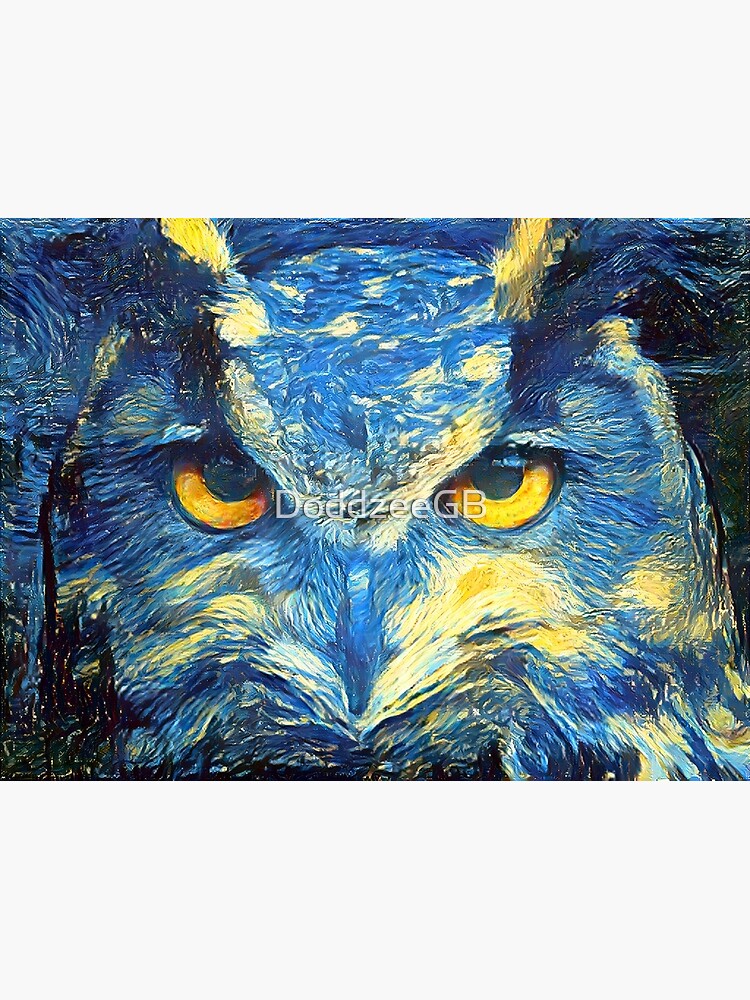 Lámina fotográfica «Arte del papel pintado del búho - Carteles del ...